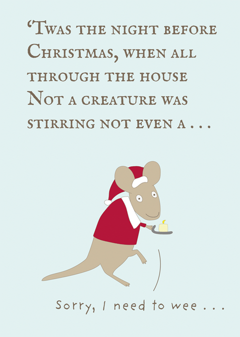 Merry Christmas from the little mice! – Comedy Card Company