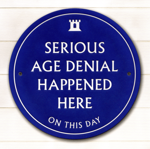 Funny birthday card by Heritage - Serious Age Denial – Comedy Card Company