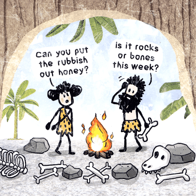 Funny card by Pre-Hysterical - Rocks or Bones – Comedy Card Company