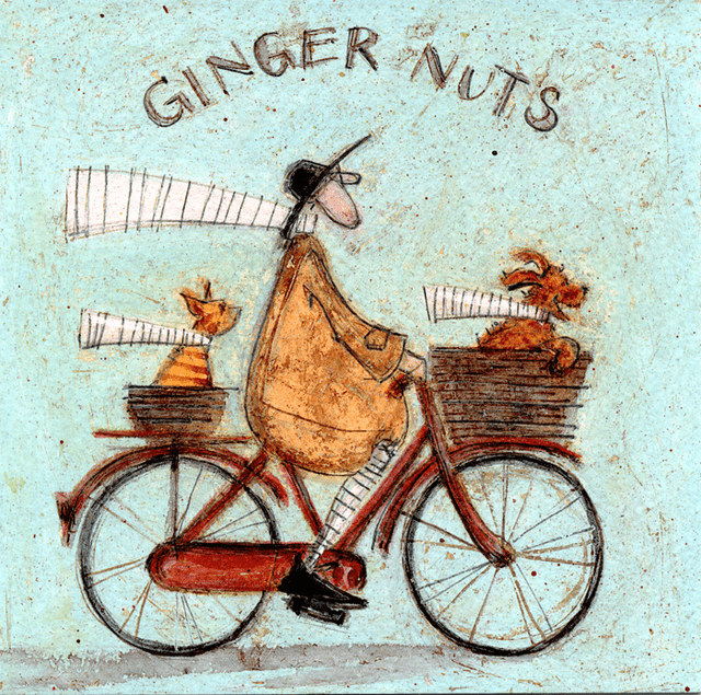 Humorous greeting card by Sam Toft - Ginger Nuts – Comedy Card Company