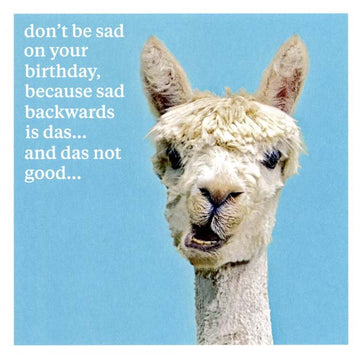 Birthday Card Icon Das not good Comedy Card Company