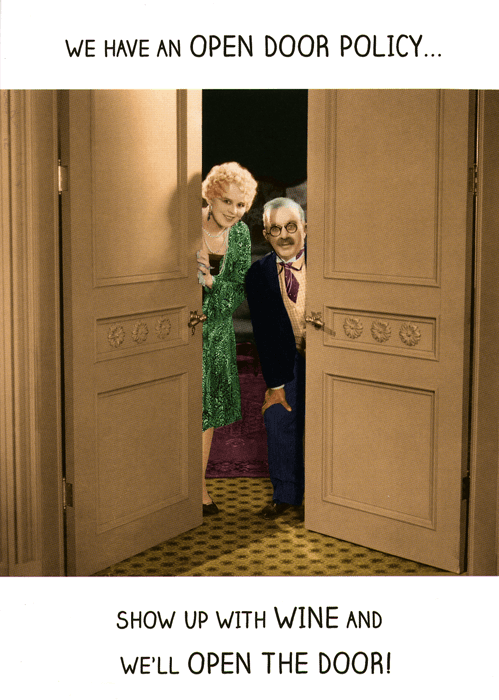 Closed Door Policy Funny