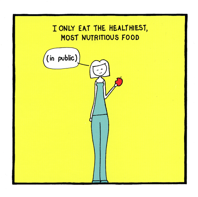 Funny card by Everyday People - Healthiest food (in public) – Comedy ...