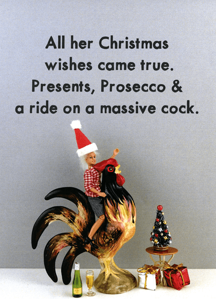 RUDE Christmas Cards - Comedy Card Company