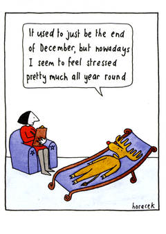 Humorous Christmas card - Reindeer stress – Comedy Card Company