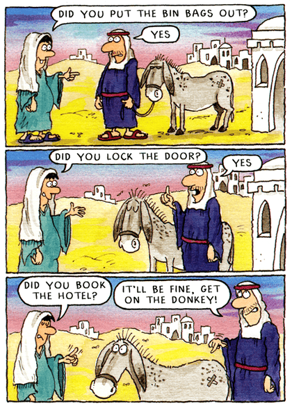 Funny Christmas cards Charteris Christmas Cards Did you book the hotel ...