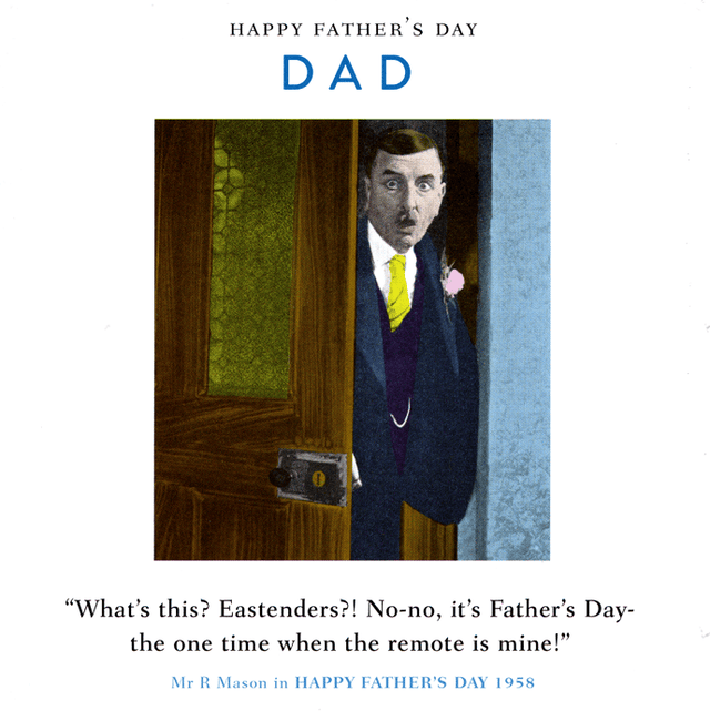 Funny Father's Day Cards Drama Queen Dad - One time when the remote is ...