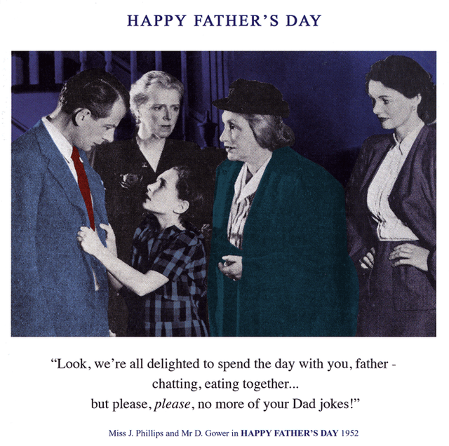Humorous Father's Day Card - No more Dad jokes – Comedy Card Company