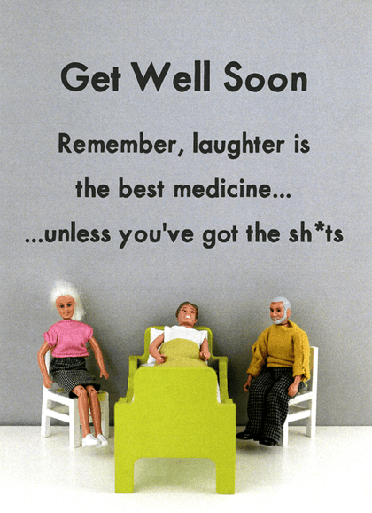 Get Well Soon cards - Comedy Card Company