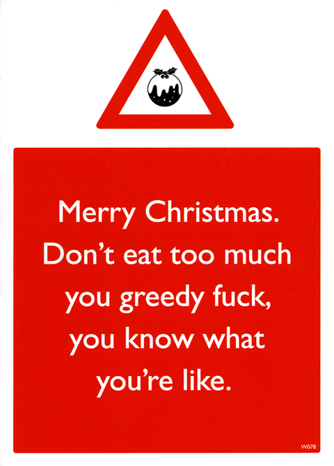 RUDE Christmas Cards - Comedy Card Company