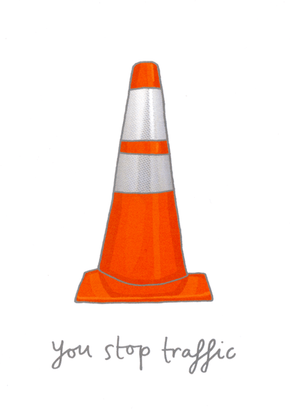 Funny card by You've got Pen on your Face - Stop traffic – Comedy Card ...